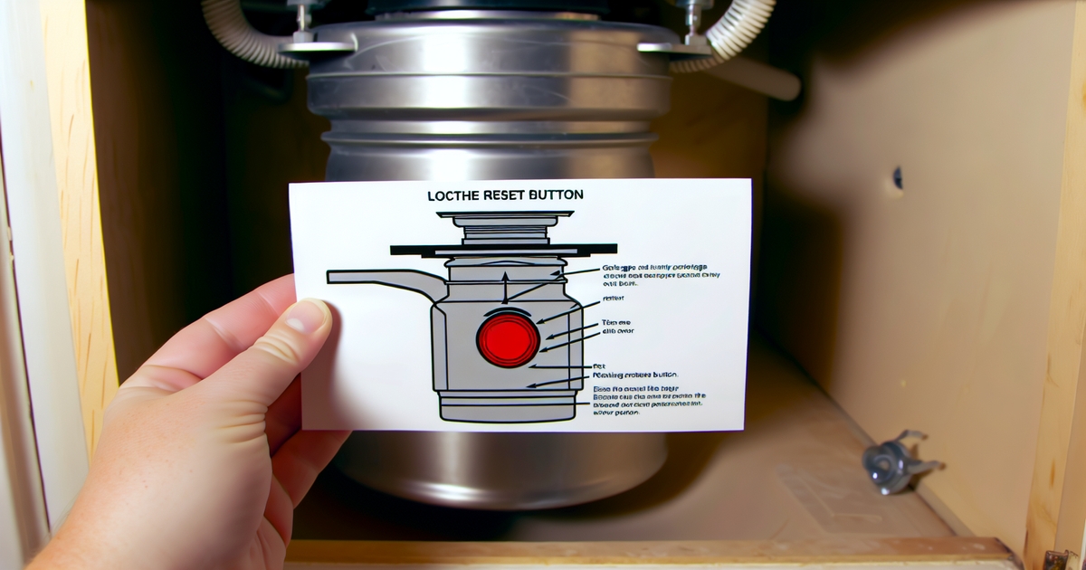 Where Is the Reset Button on a Garbage Disposal? Quick Guide - TremBom